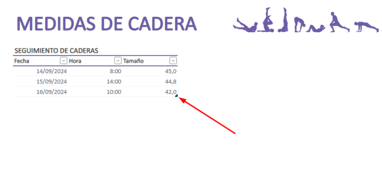 Plantilla de Excel: Control de Peso y Medidas Corporales [GRATIS]